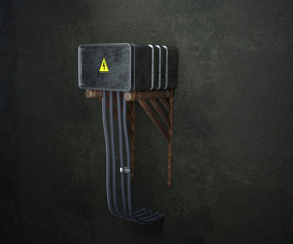 ArtStation - Sci-Fi Electric Box | Resources