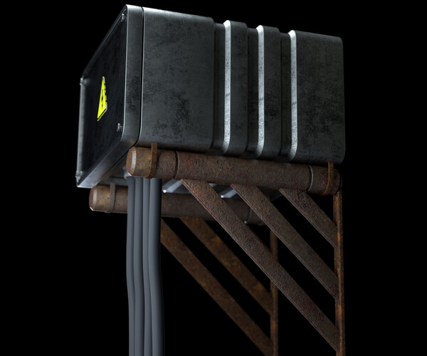 ArtStation - Sci-Fi Electric Box | Resources