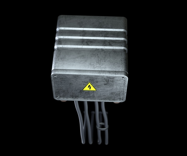 ArtStation - Sci-Fi Electric Box | Resources