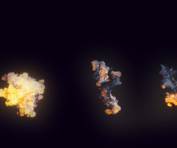 ArtStation - Space Explosions Pack | Game Assets