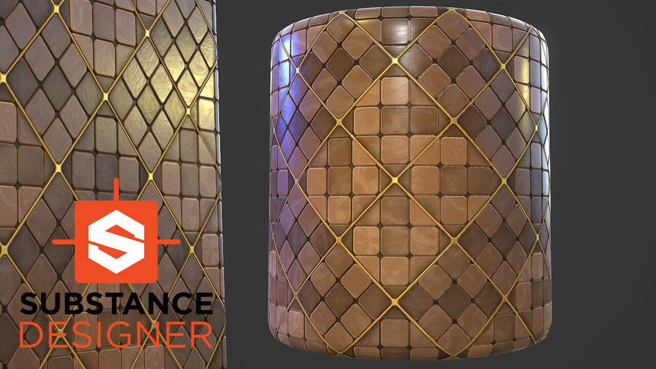 3dExtrude Tutorials - Stylized Marble Tile - Substance Designer
