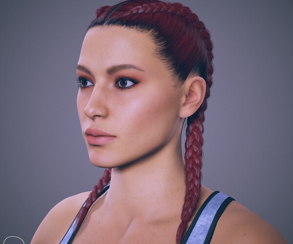 ArtStation - Female Character - Liz - MMA | Game Assets