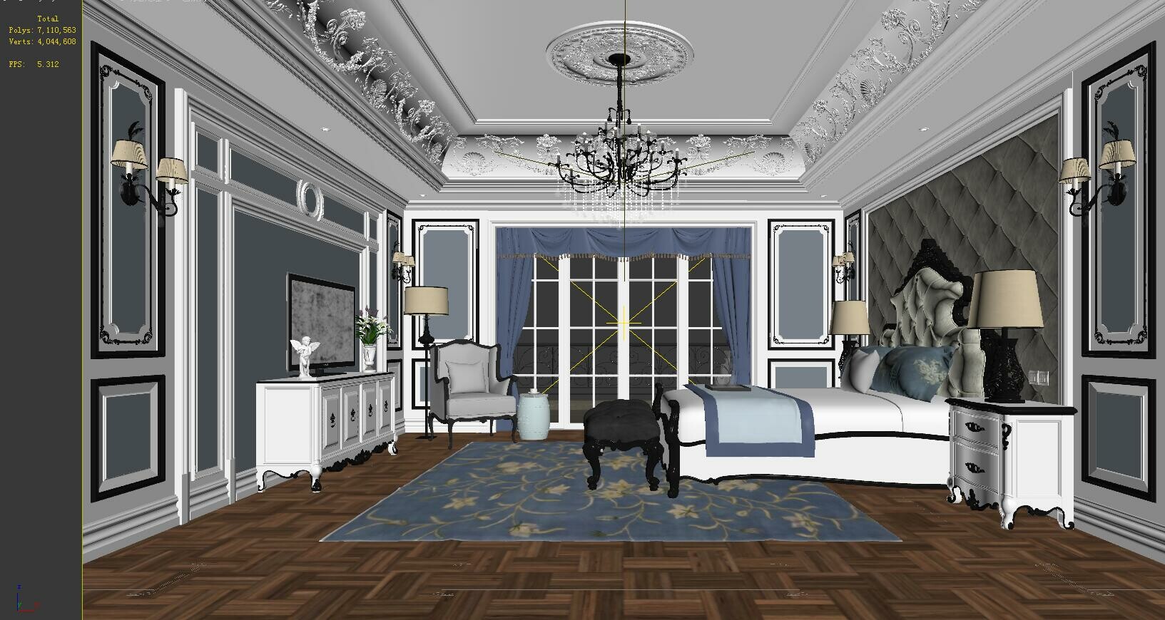 ArtStation - Stylish master bedroom design 52 | Resources