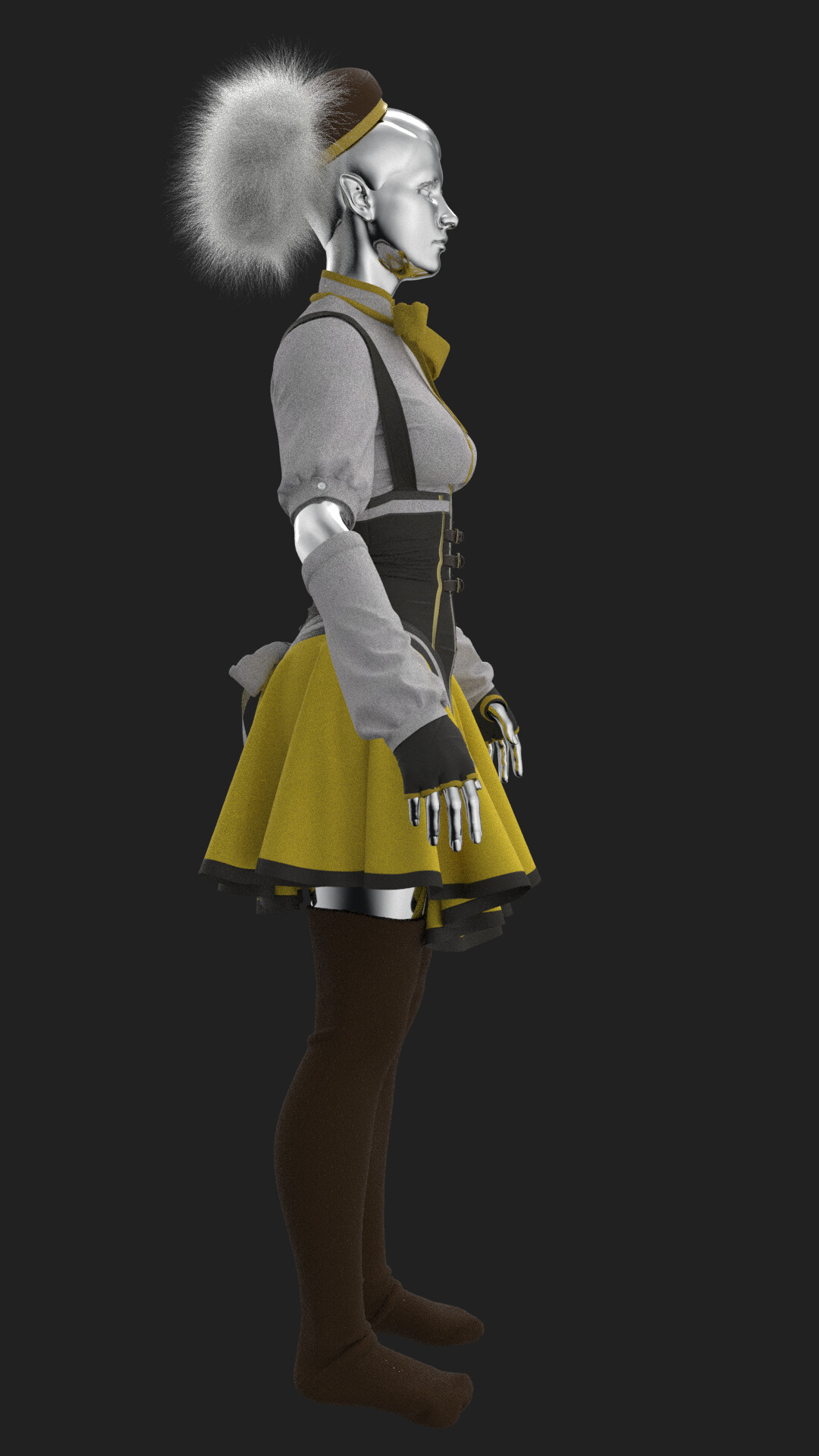 ArtStation - Fan-Art Mami Tomoe Marvelous Designer/Clo3d project + OBJ ...