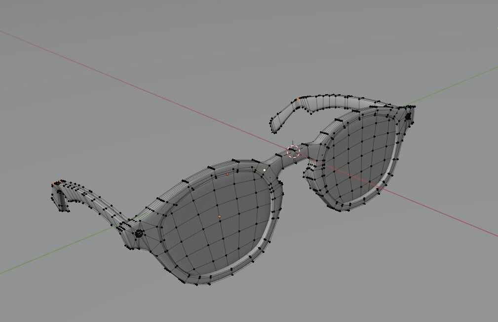 ArtStation - Glasses Low-poly 3D model | Game Assets