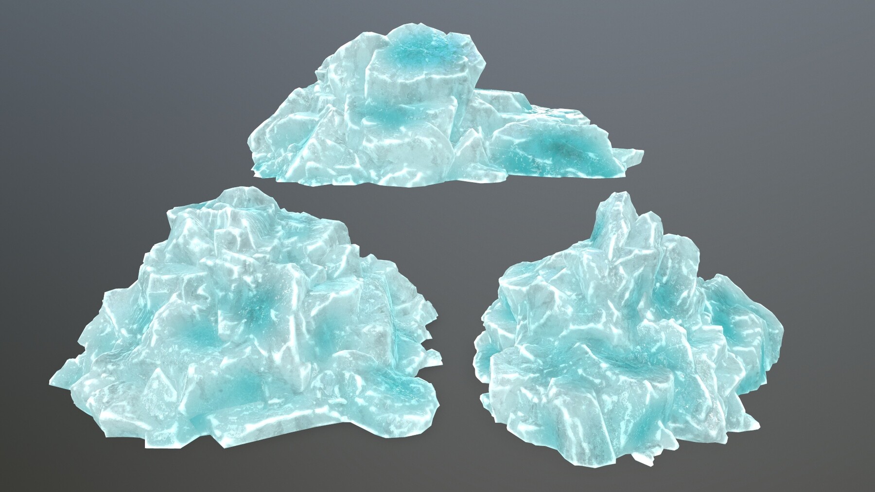 ArtStation - Icy Rock Set | Game Assets