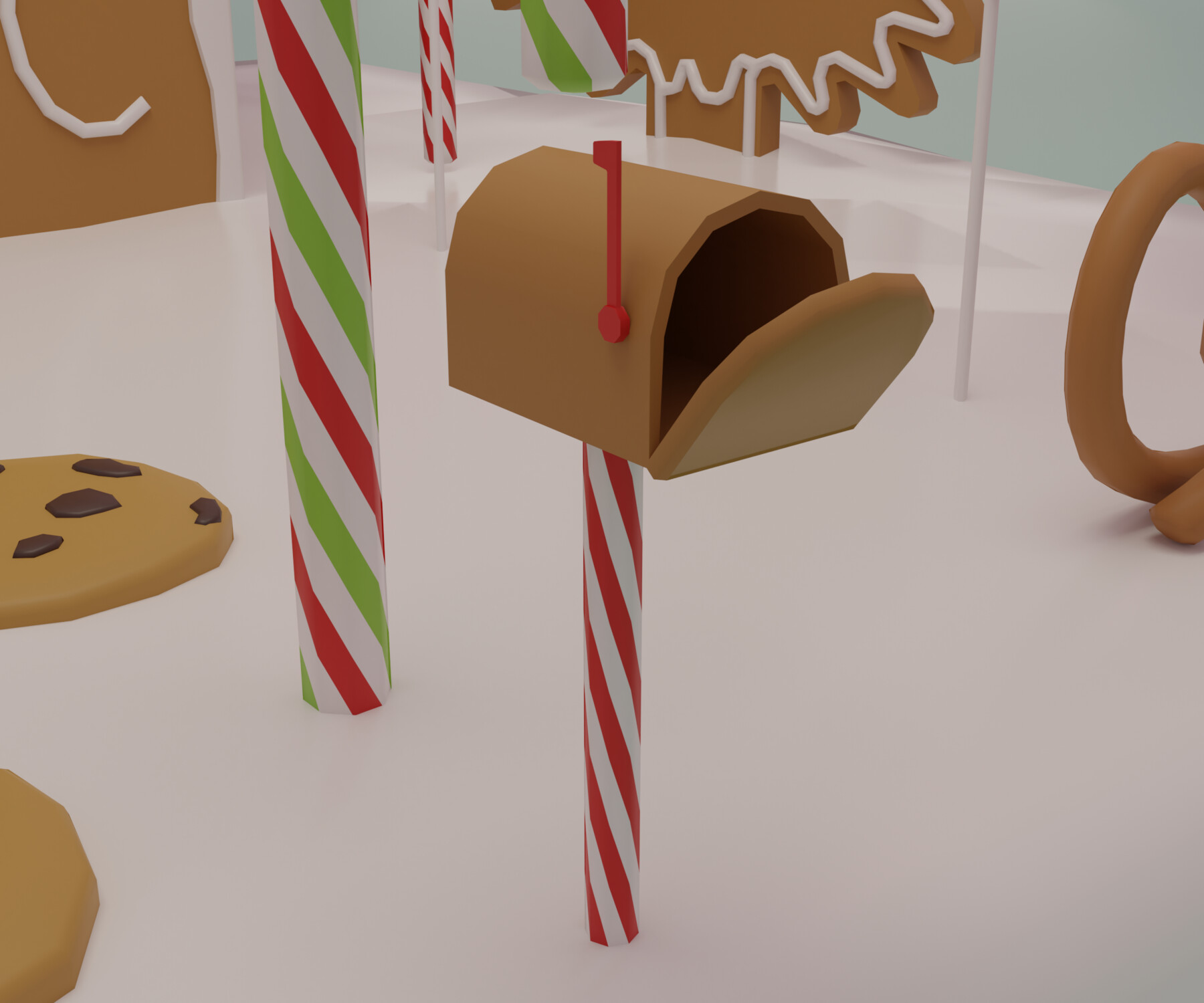 ArtStation - Gingerbread house | Game Assets
