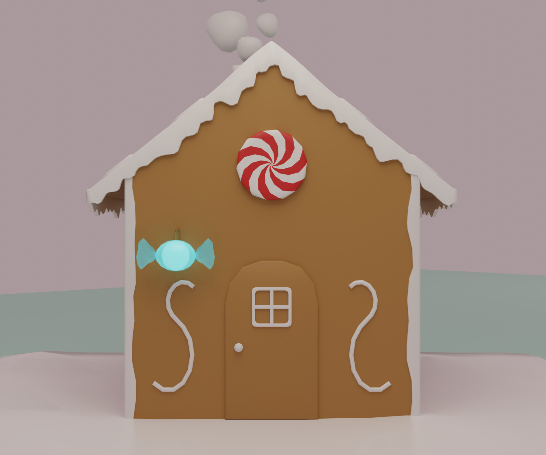 ArtStation - Gingerbread house | Game Assets