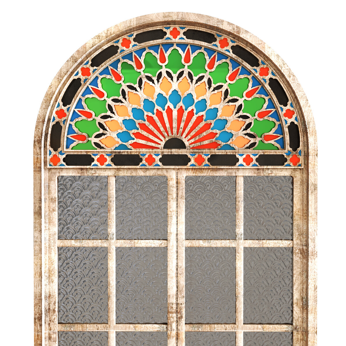 ArtStation - old turkish windows orosi set 137 | Game Assets