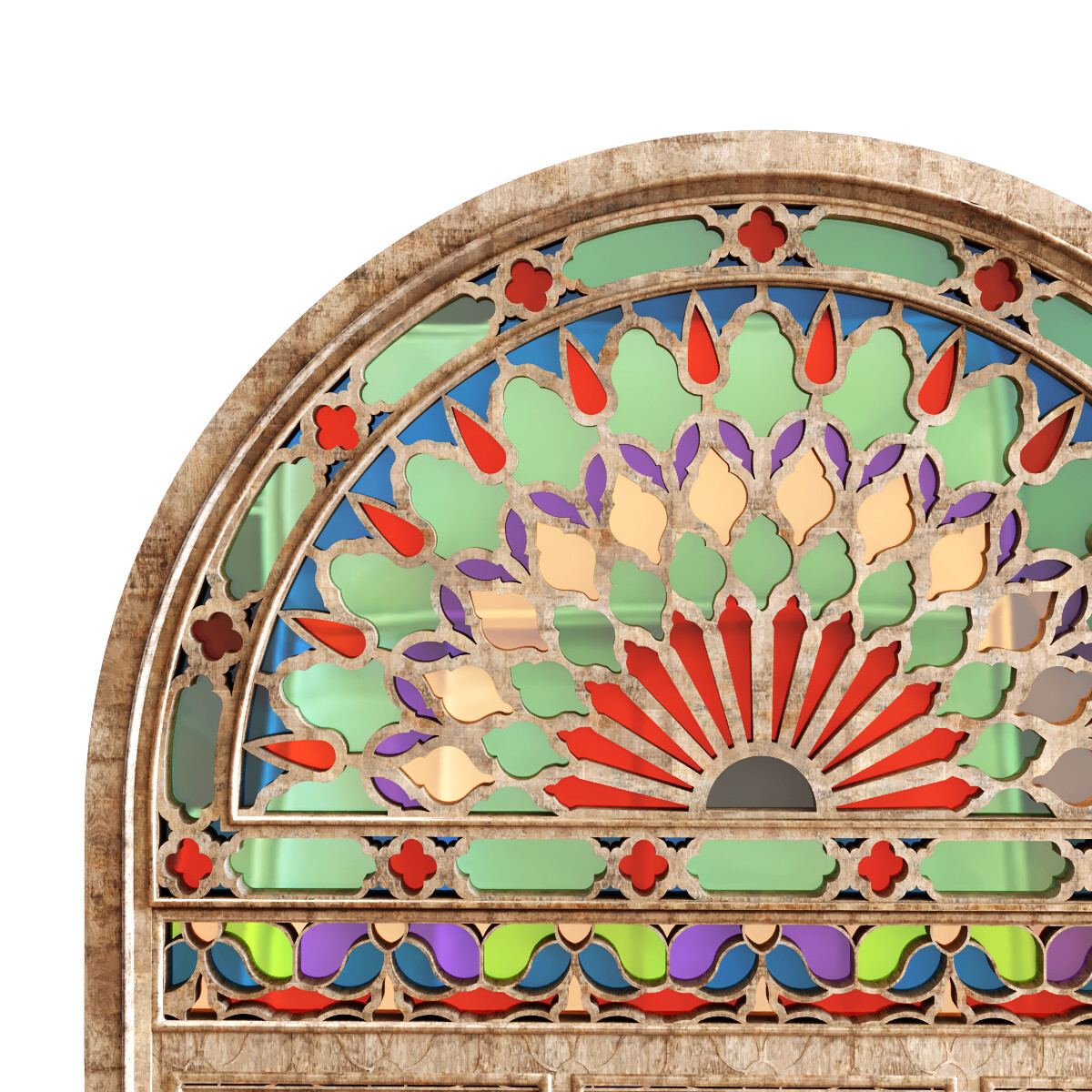 ArtStation - old turkish windows orosi set 137 | Game Assets