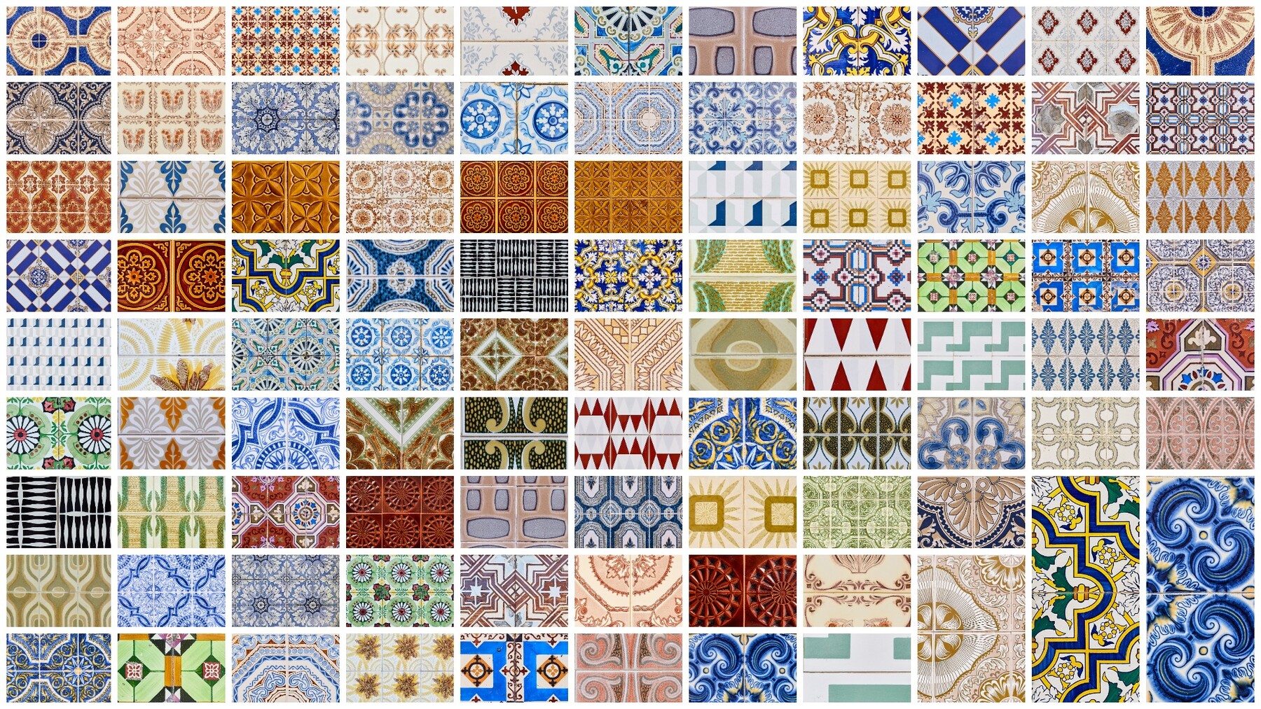 ArtStation - National Portuguese Tiles Vol.1 (Azulejo). 50 patterns and ...