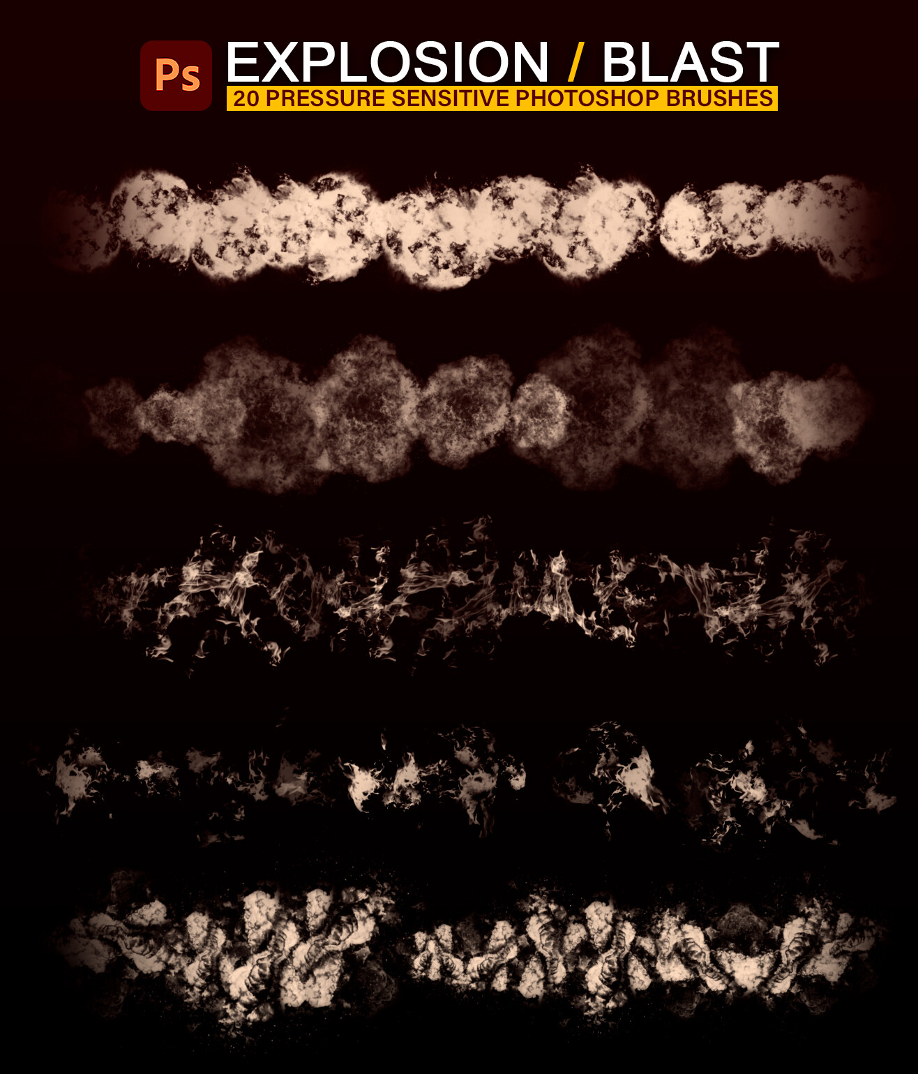 ArtStation - 20 Explosion and blast effects, drawing and painting ...