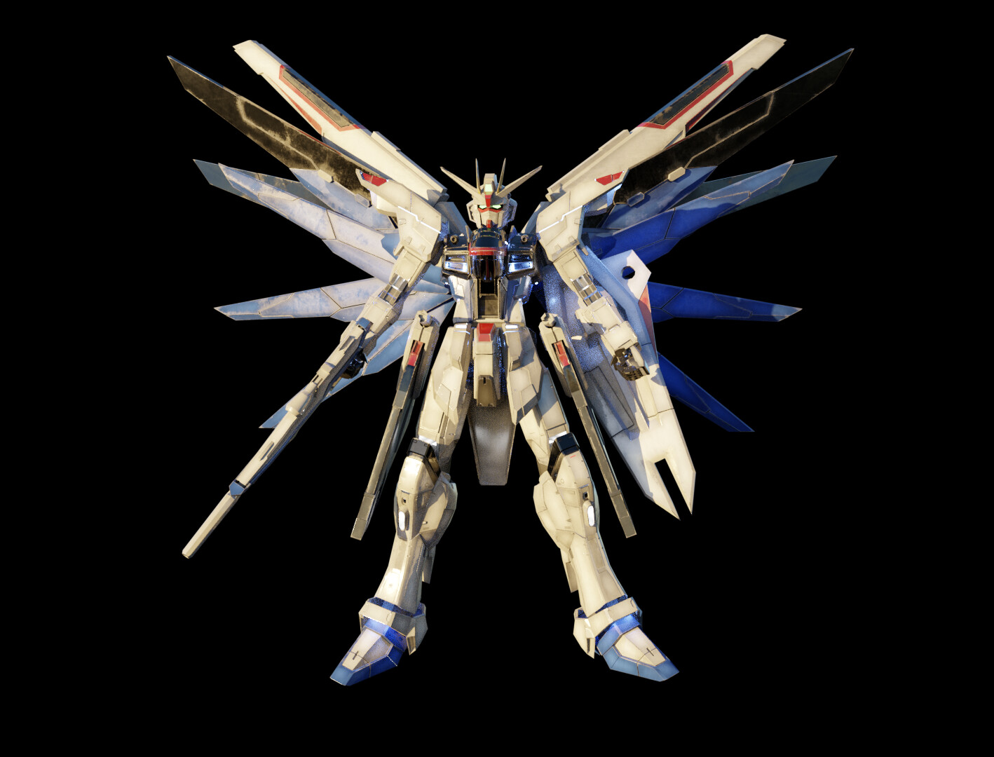 ArtStation - FREEDOM GUNDAM 3d model rigged with texture | Resources