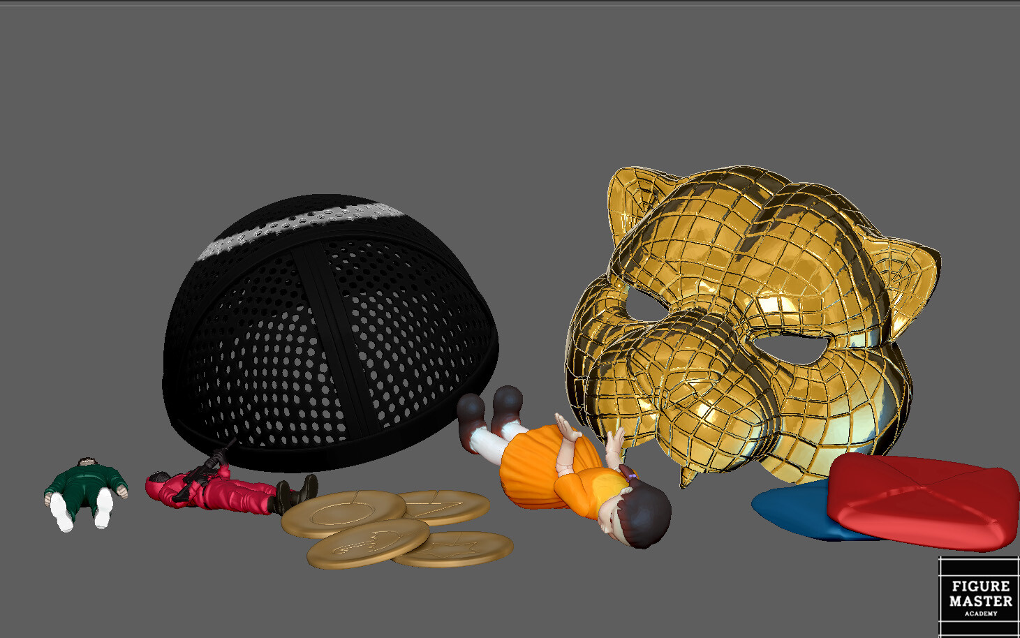 ArtStation - SQUID GAME PACK COSPLAY PROPS REPLICA NETFLIX 3D PRINT ...