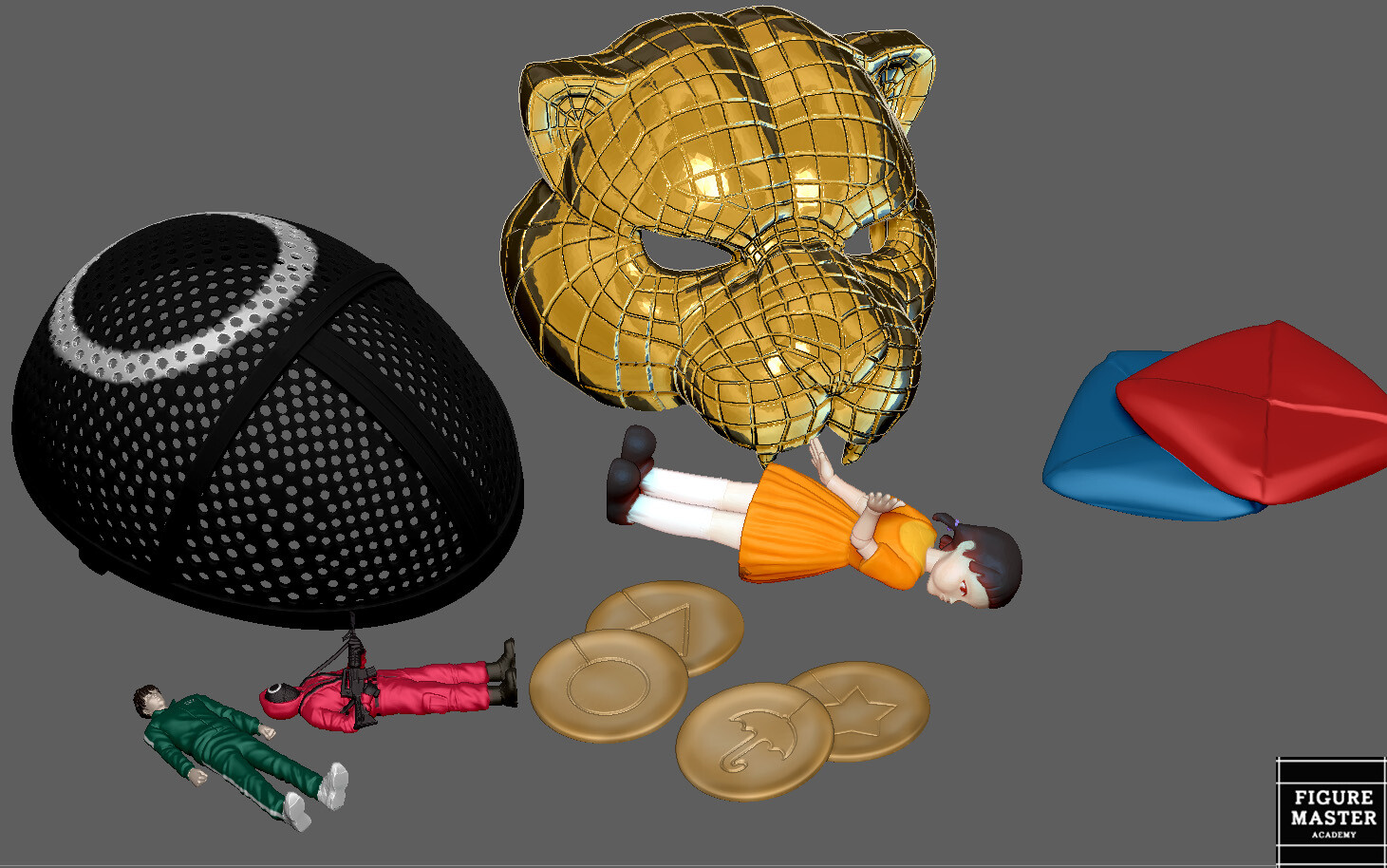ArtStation - SQUID GAME PACK COSPLAY PROPS REPLICA NETFLIX 3D PRINT ...