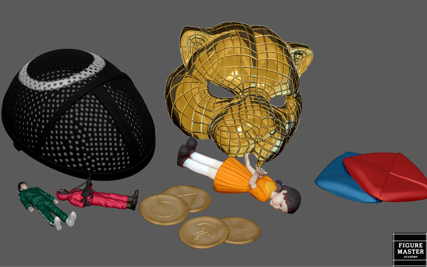 ArtStation - SQUID GAME PACK COSPLAY PROPS REPLICA NETFLIX 3D PRINT ...