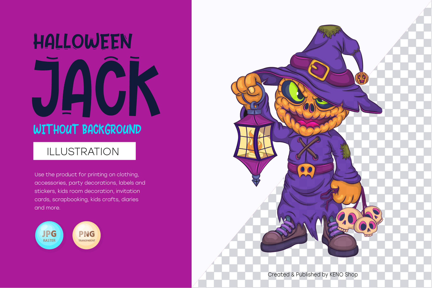 ArtStation - Cartoon Halloween Jack. | Artworks