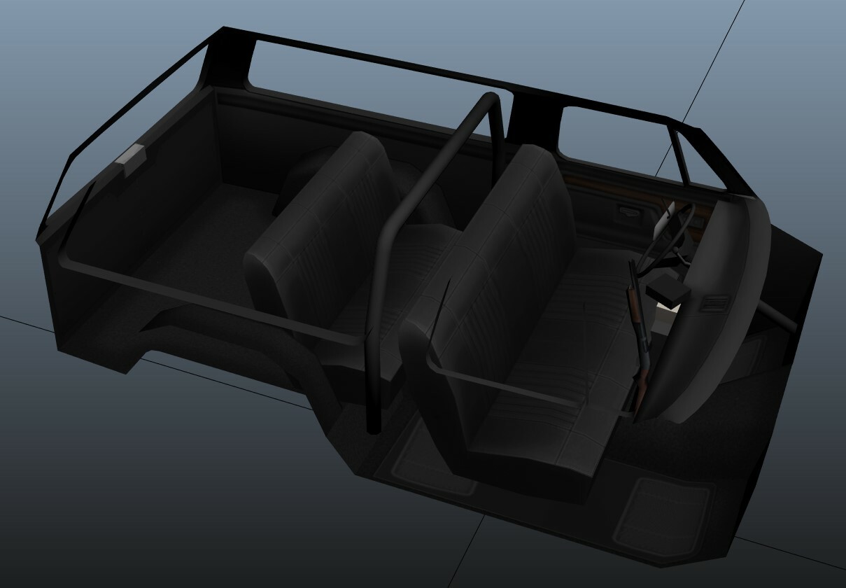 ArtStation - Offroad police car | Game Assets