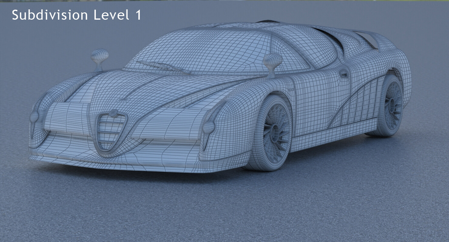 ArtStation - Alfa Romeo Scighera | Resources