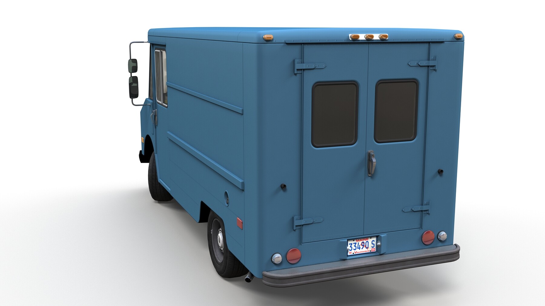 ArtStation - Industrial Step Van Low-poly | Game Assets