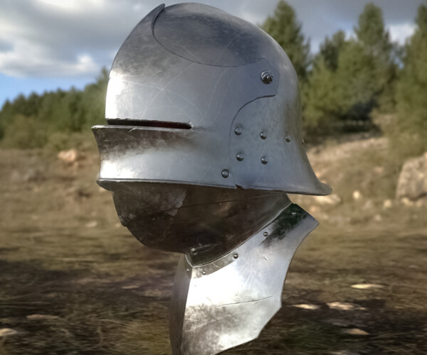 ArtStation - Sallet Helmet | Resources
