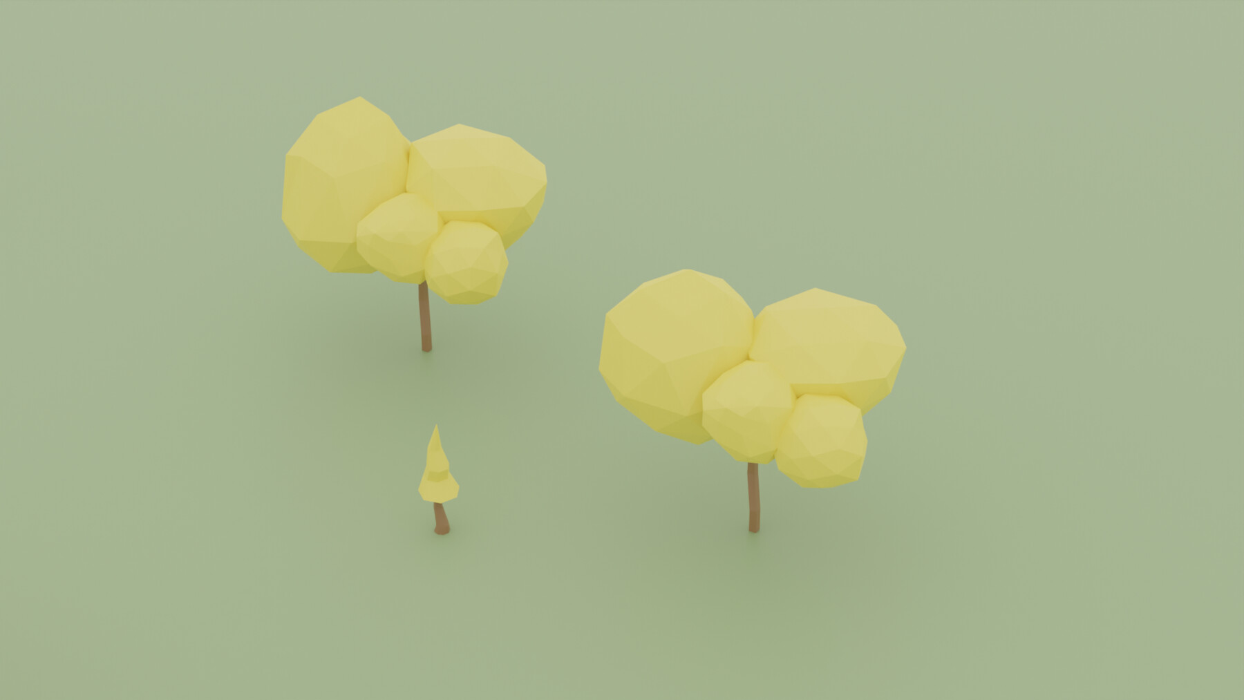 ArtStation - Low Poly Tree Pack | Game Assets