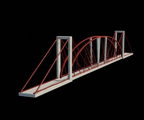 ArtStation - Bridge 3D model | Resources