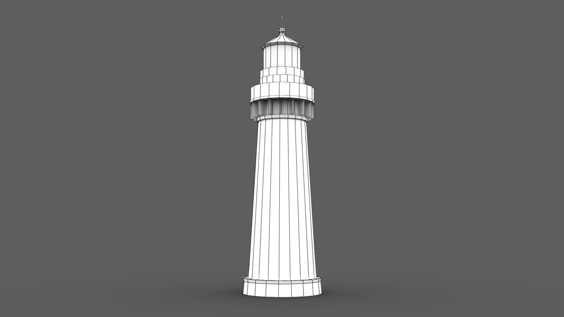 ArtStation - Light Tower Low-poly 3D model | Game Assets