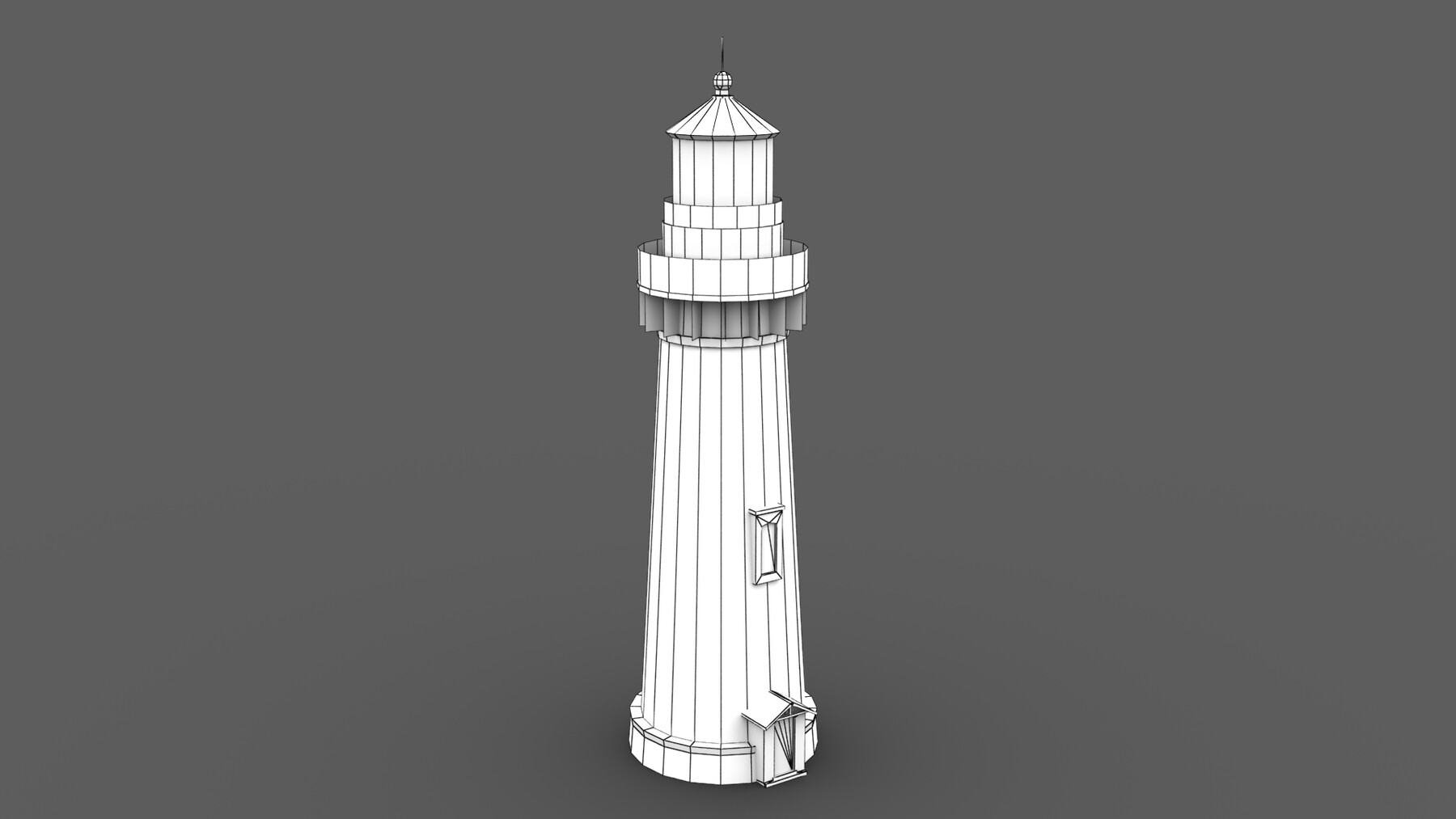 ArtStation - Light Tower Low-poly 3D model | Game Assets
