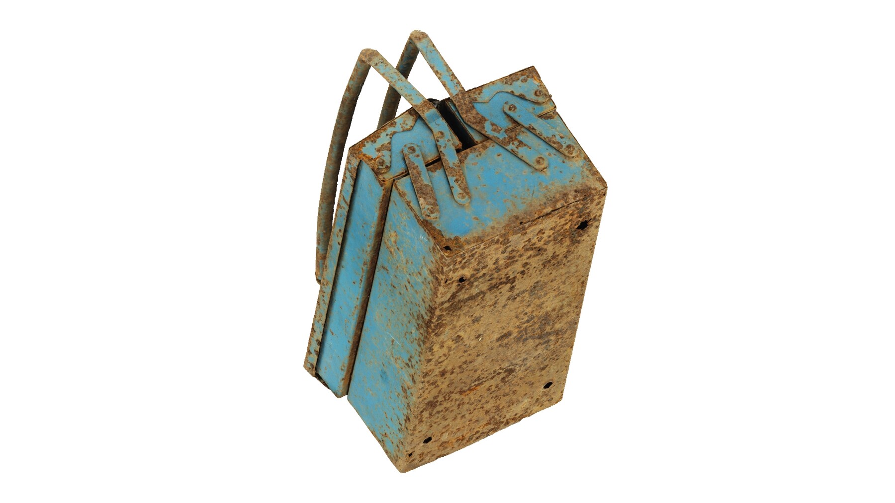 ArtStation - Rusty Metal Toolbox Raw Scanned 3D Model | Resources