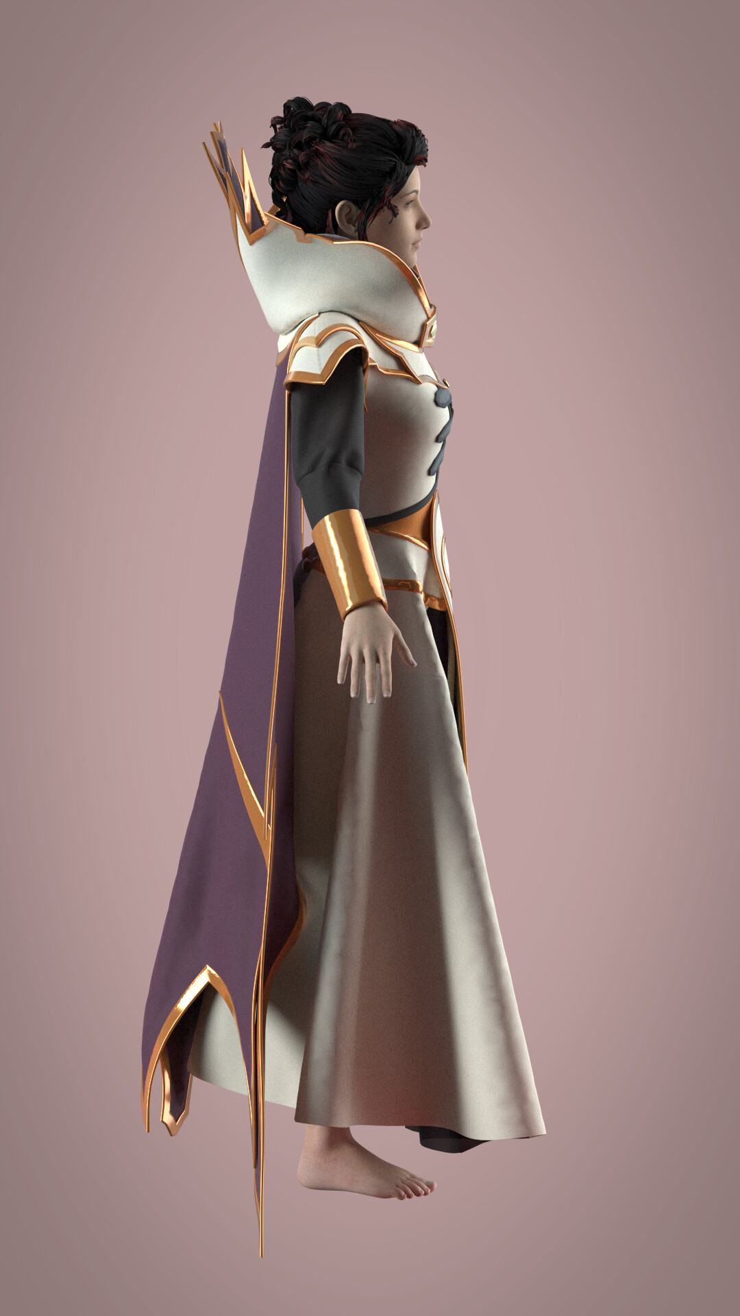 ArtStation - Adept Woman Costume | Game Assets