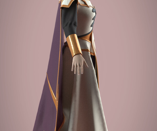 ArtStation - Adept Woman Costume | Game Assets