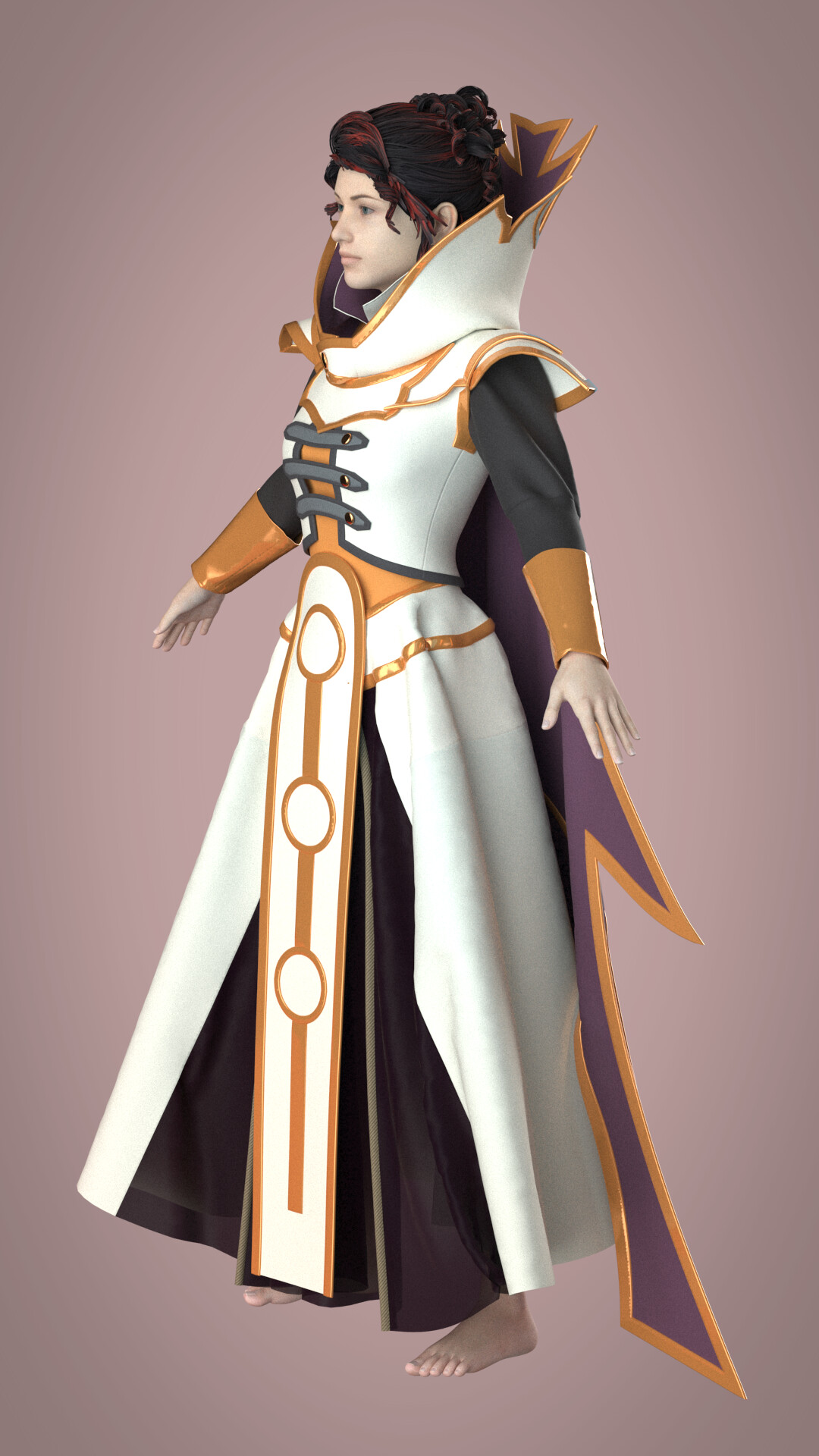 ArtStation - Adept Woman Costume | Game Assets