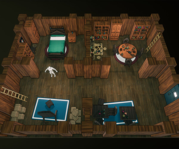 ArtStation - Fantasy Room | Game Assets