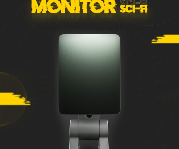 ArtStation - Monitor Sci-fi Touchscreen | Game Assets