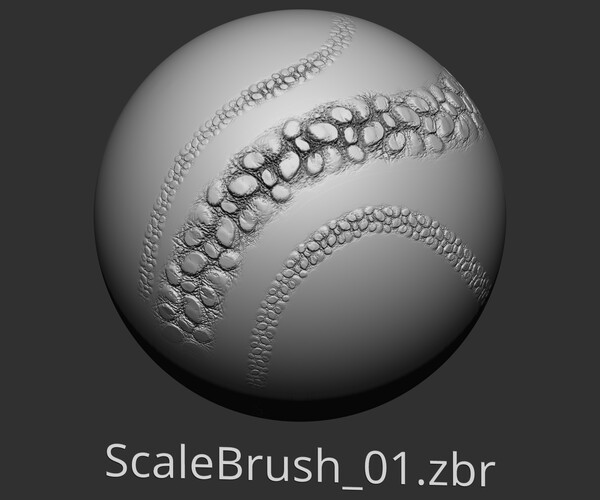 ArtStation - Dragon Scale Brushes and Alphas Pack 1 | Brushes