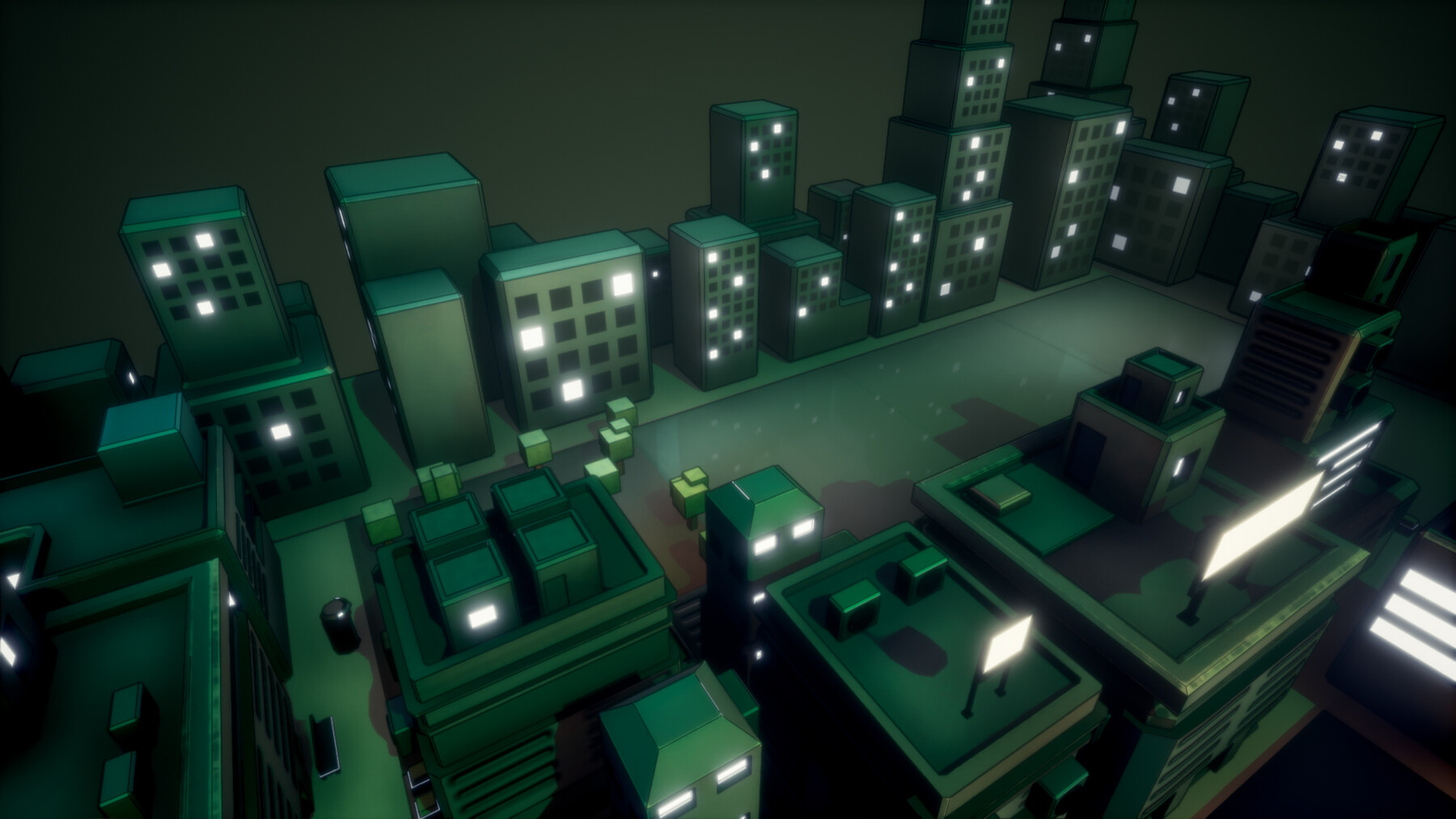 ArtStation - Low Poly Sci Fi City | Game Assets