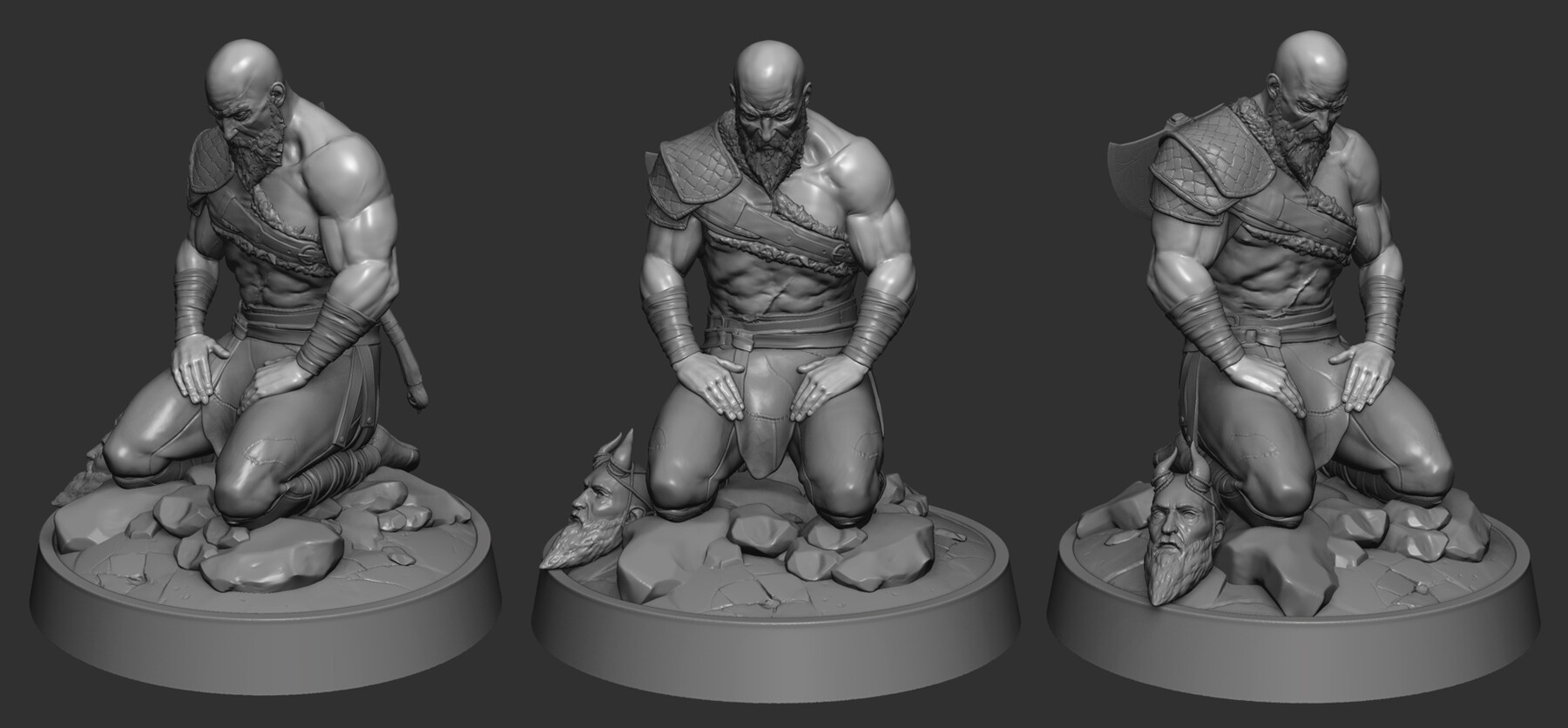 ArtStation - Kratos | 3D print model | Resources