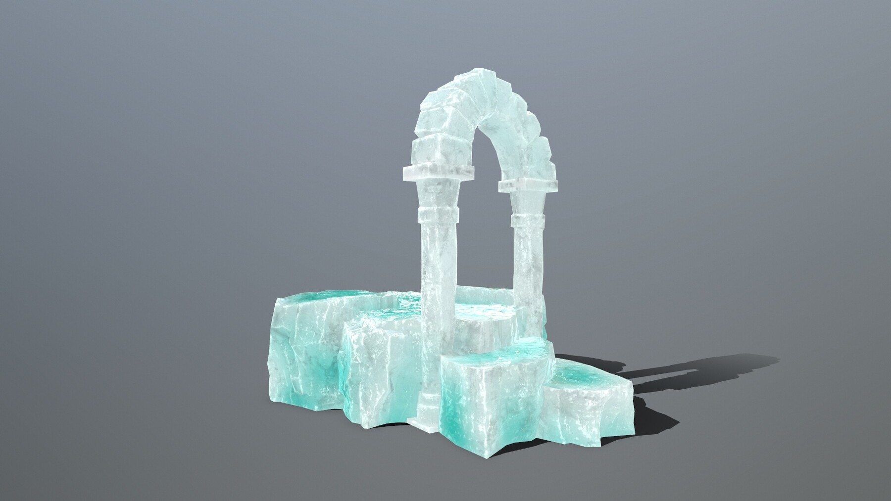 ArtStation - Icy Rock Set | Game Assets