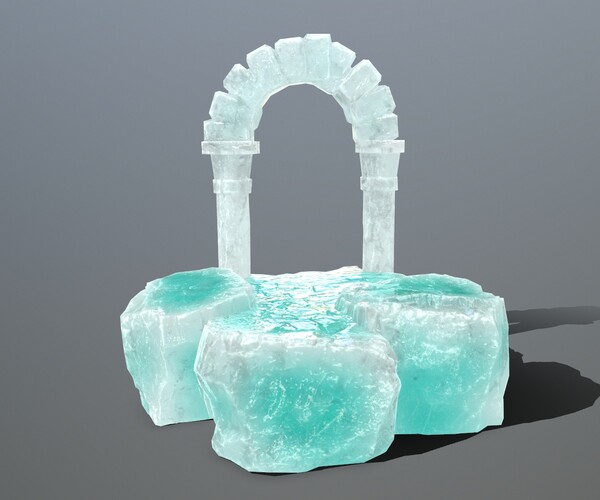 ArtStation - Icy Rock Set | Game Assets