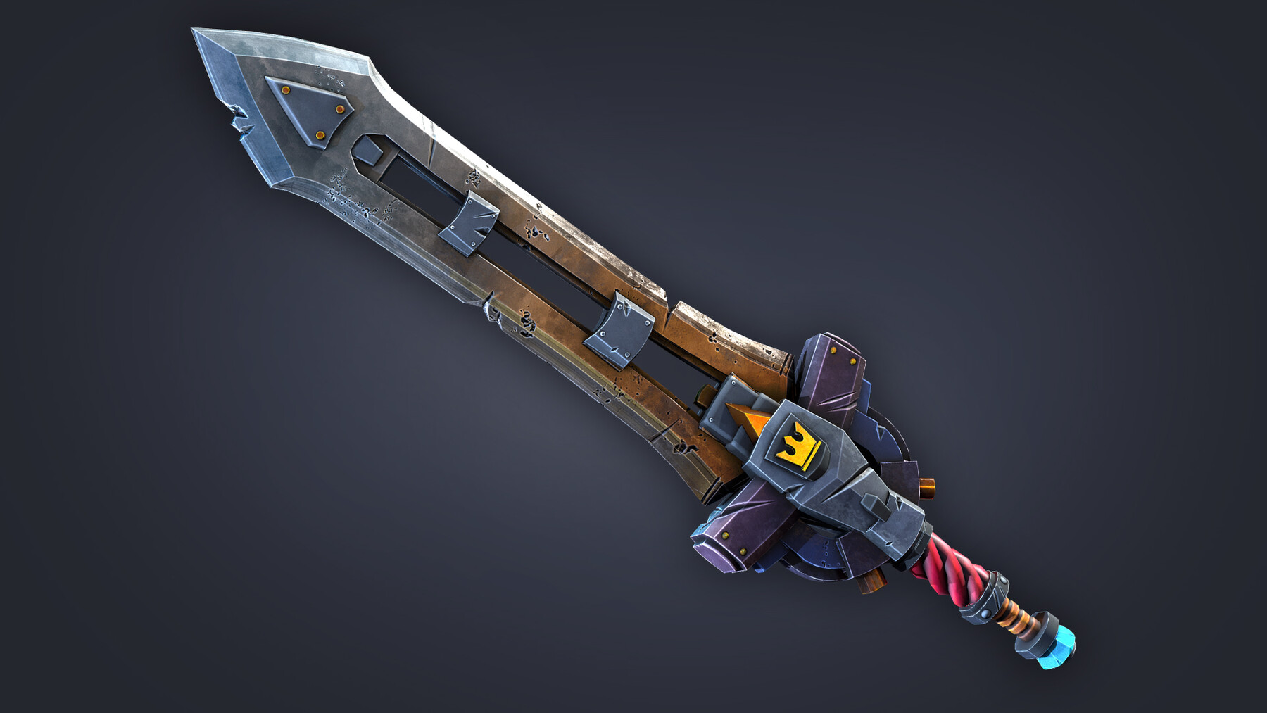 ArtStation - Fantasy Stylized Big Sword | Game Assets