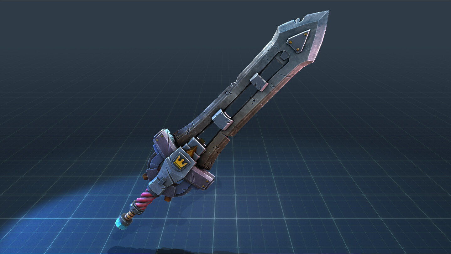 ArtStation - Fantasy Stylized Big Sword | Game Assets