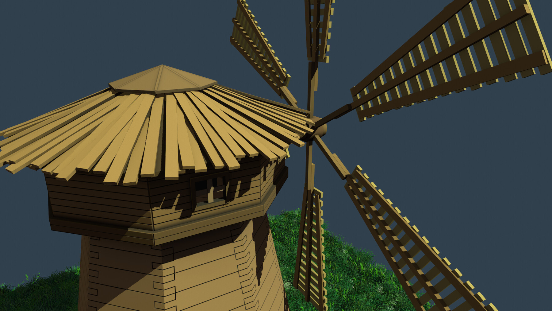 ArtStation - Low-poly windmill | Game Assets
