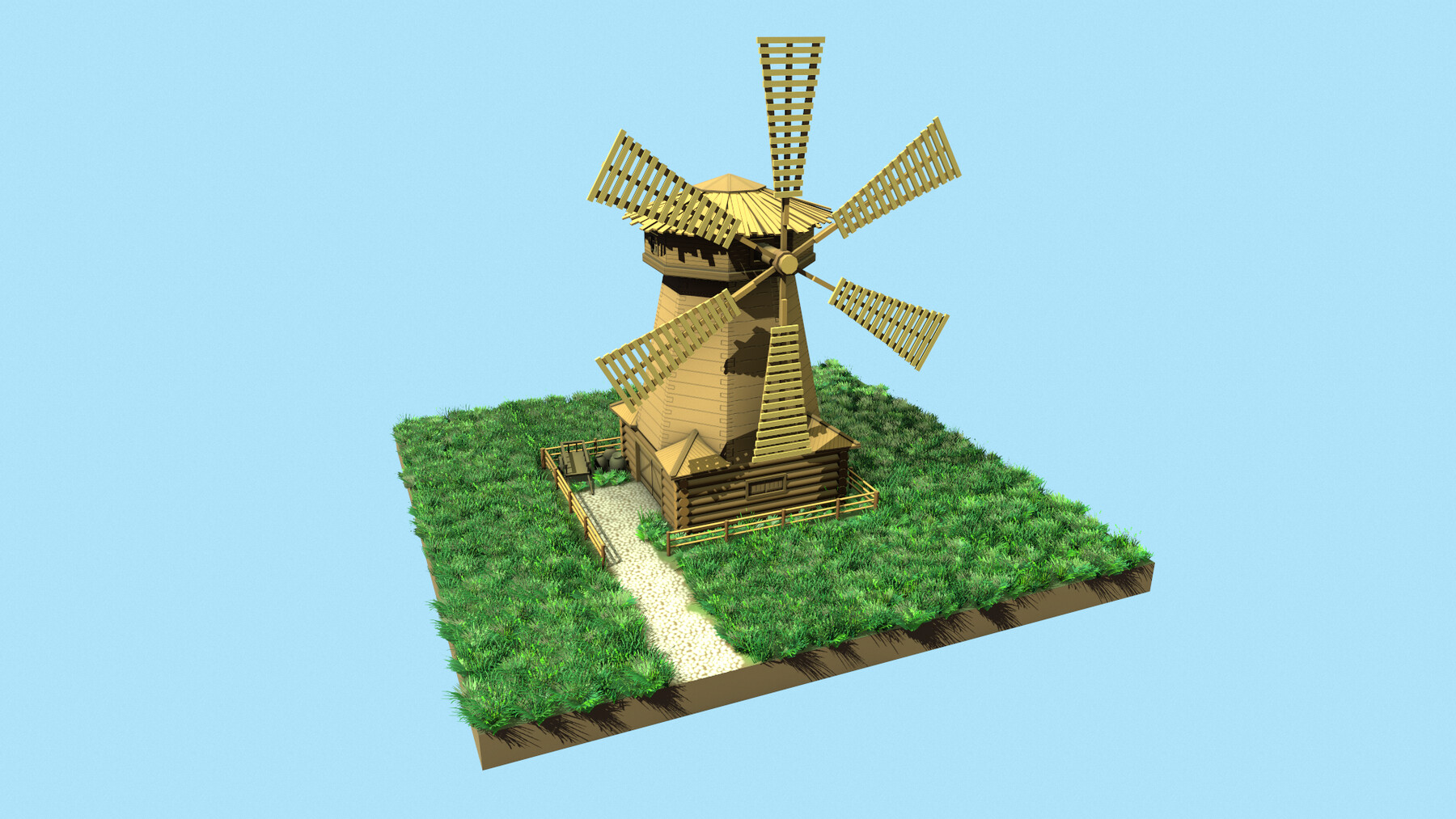 Minecraft Dutch Windmill