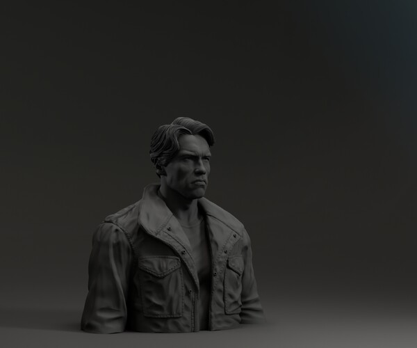 ArtStation - Arnold Schwarzenegger - T-800 - Terminator 1984 | Resources