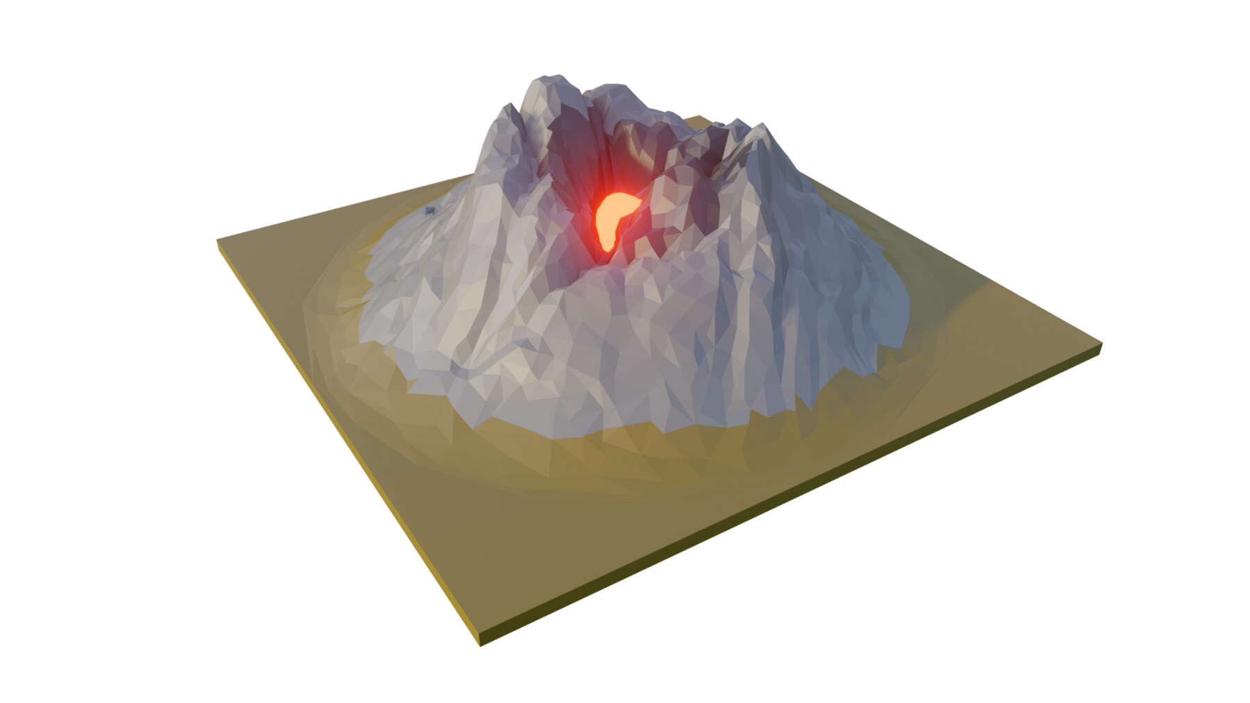 ArtStation - Low Poly Mountain Collection | Game Assets