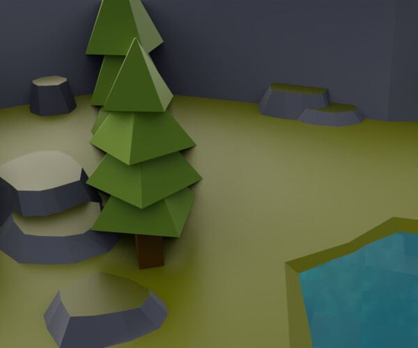 ArtStation - Low Poly Environment 2.0 | Game Assets