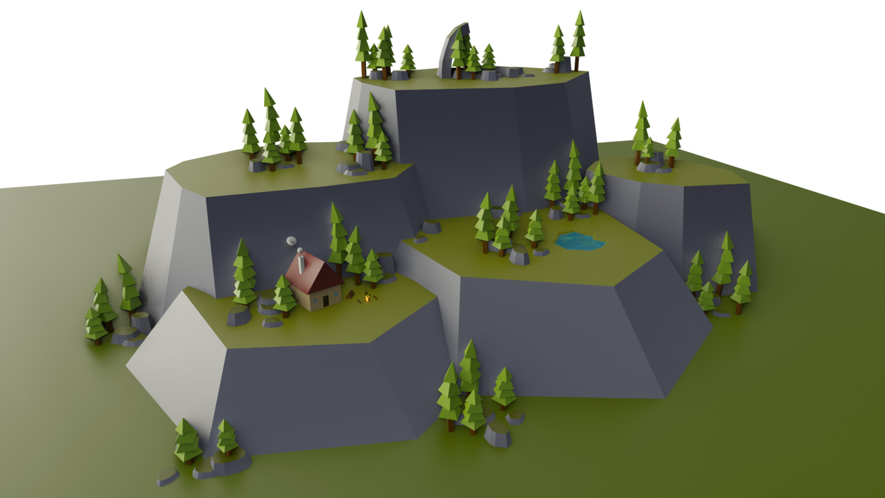 ArtStation - Low Poly Environment 2.0 | Game Assets