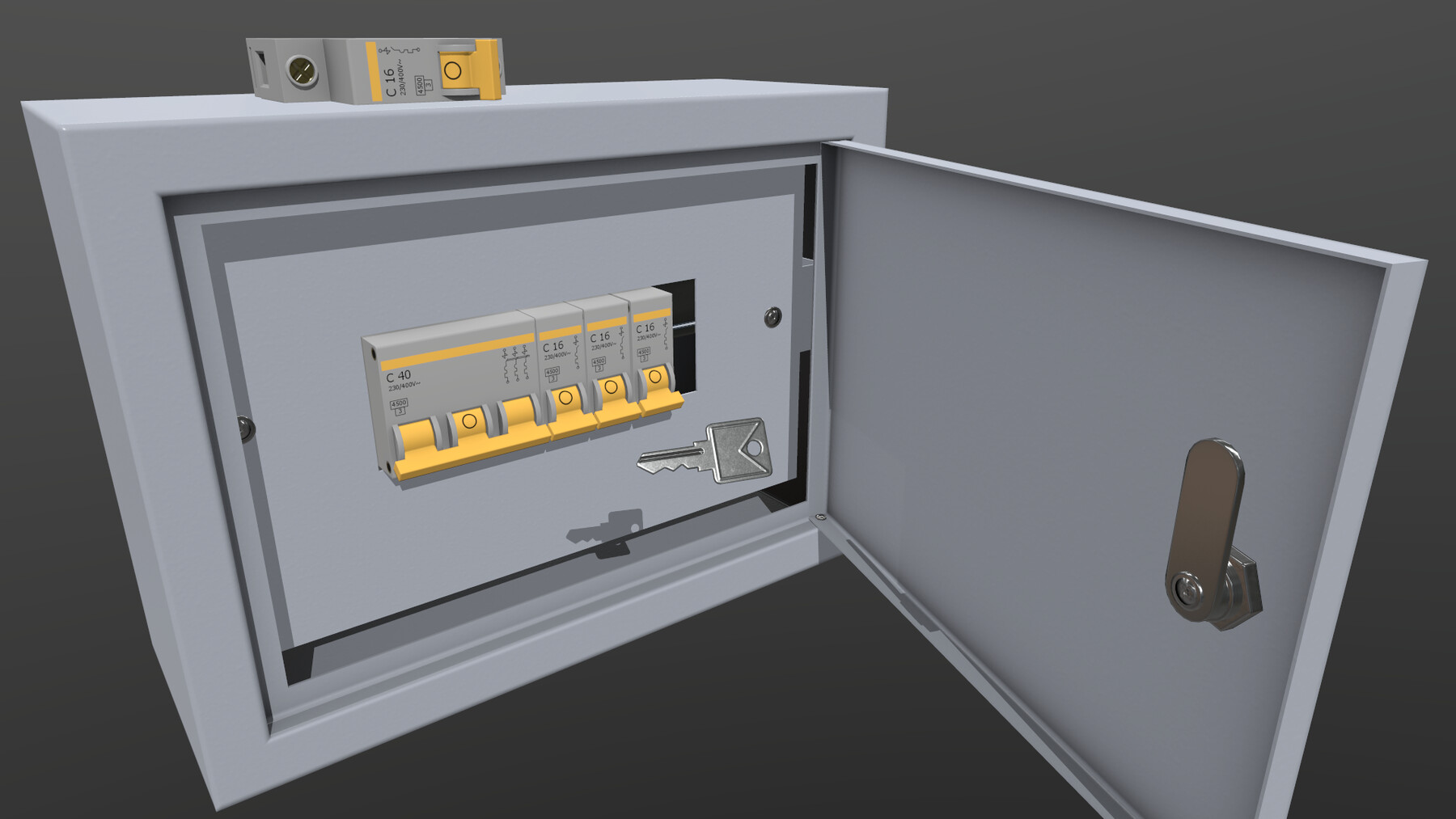 ArtStation - Electrical Fuse Box | Game Assets