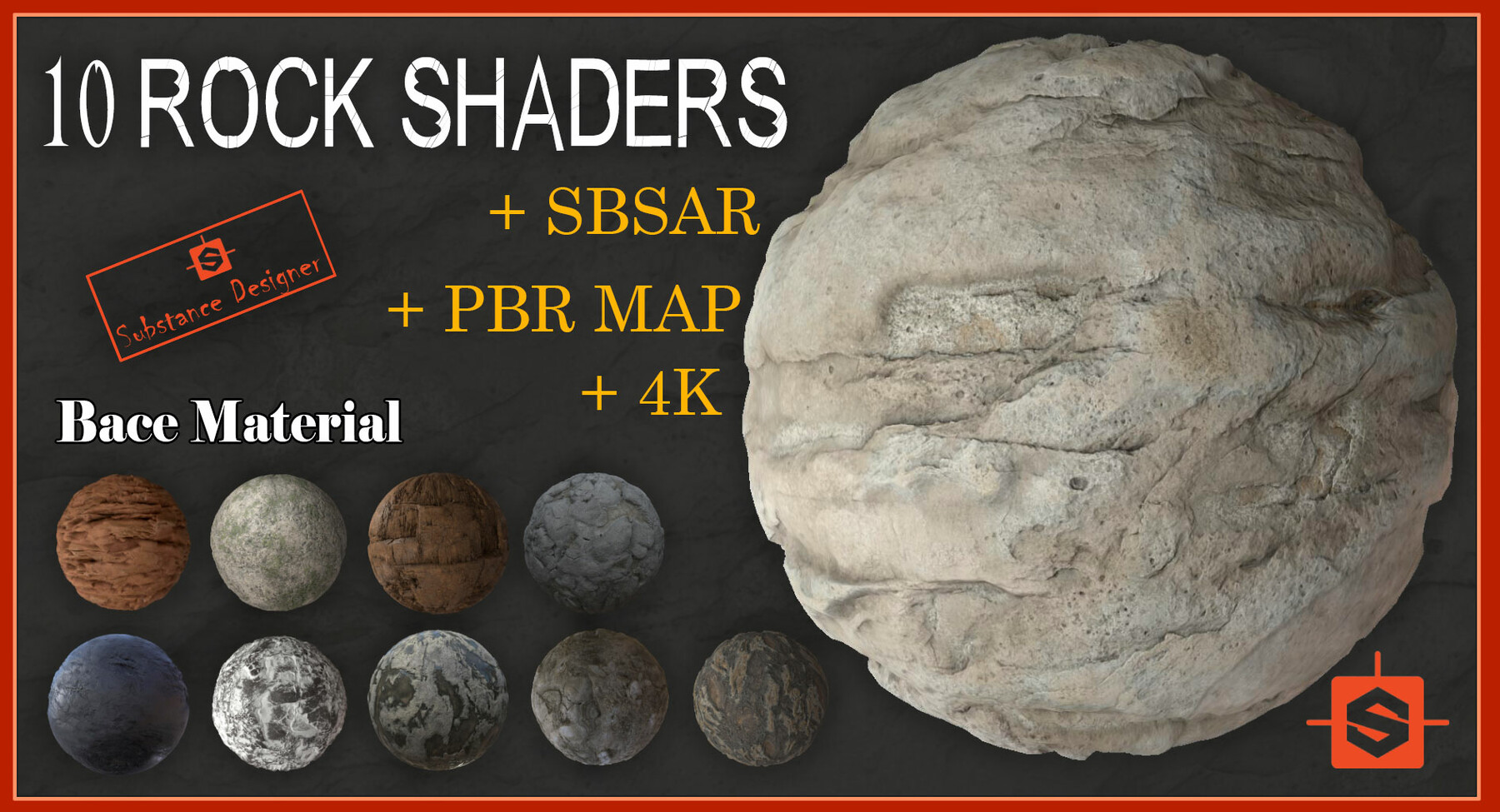 ArtStation - 10 Rock Shaders | Resources